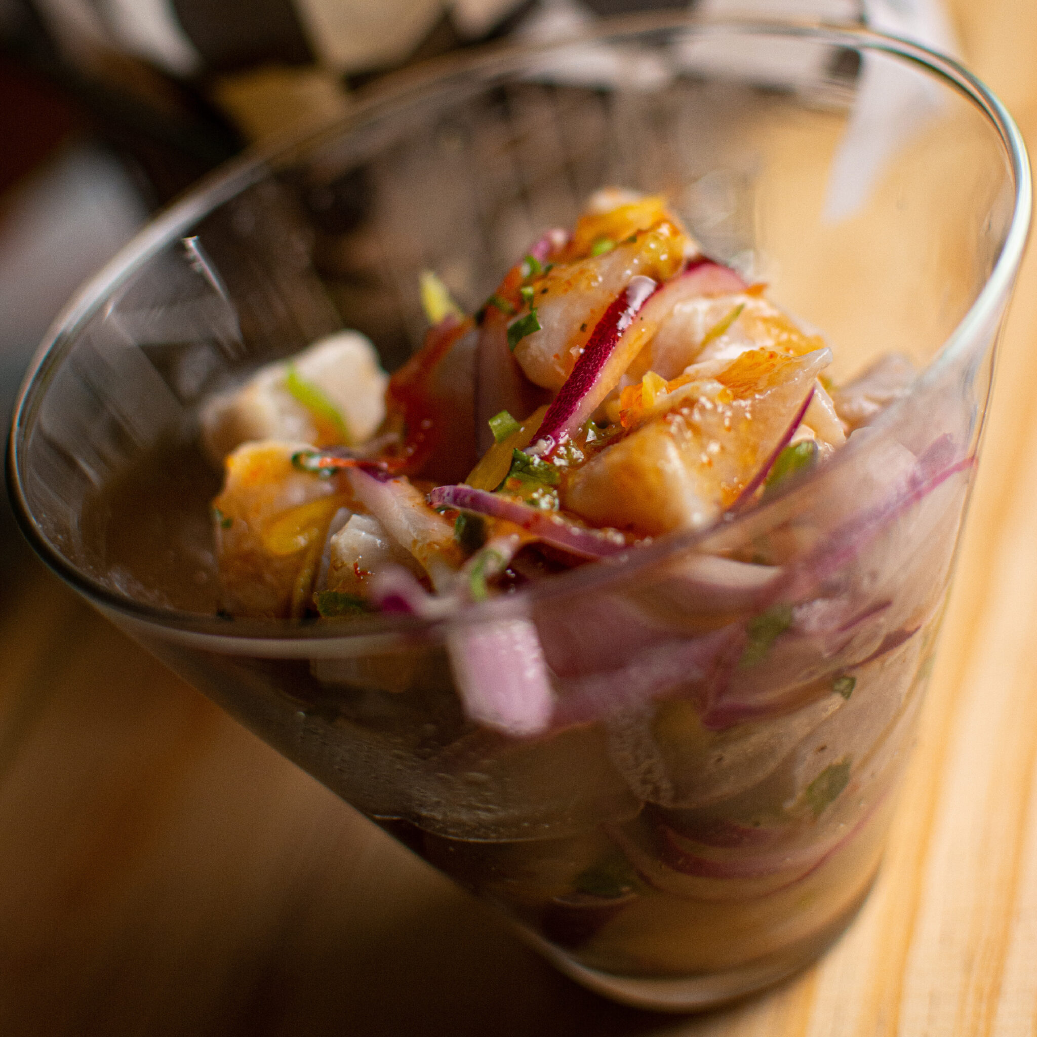 Ceviche de Yuca con Culantro y Aguacates – Thermomix Panamá